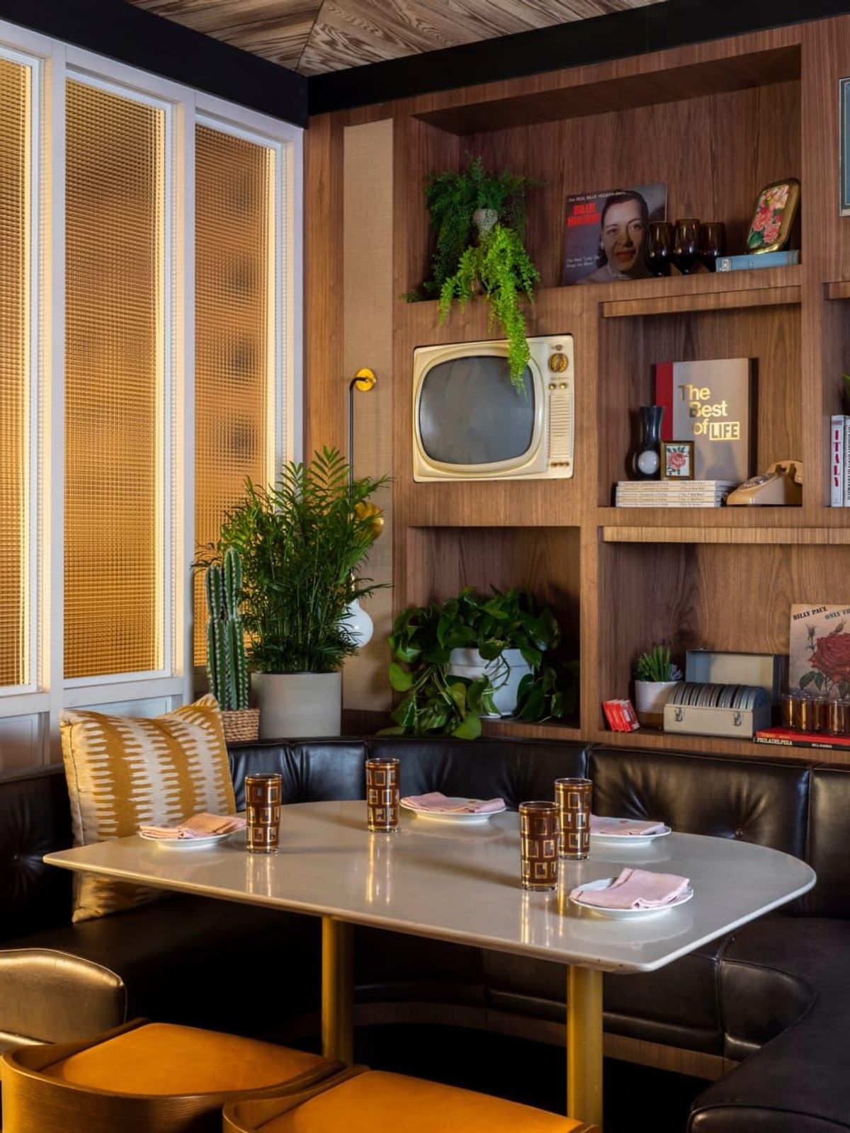 Rosalie Italian Soul has a '70s vibe. - CultureMap Houston