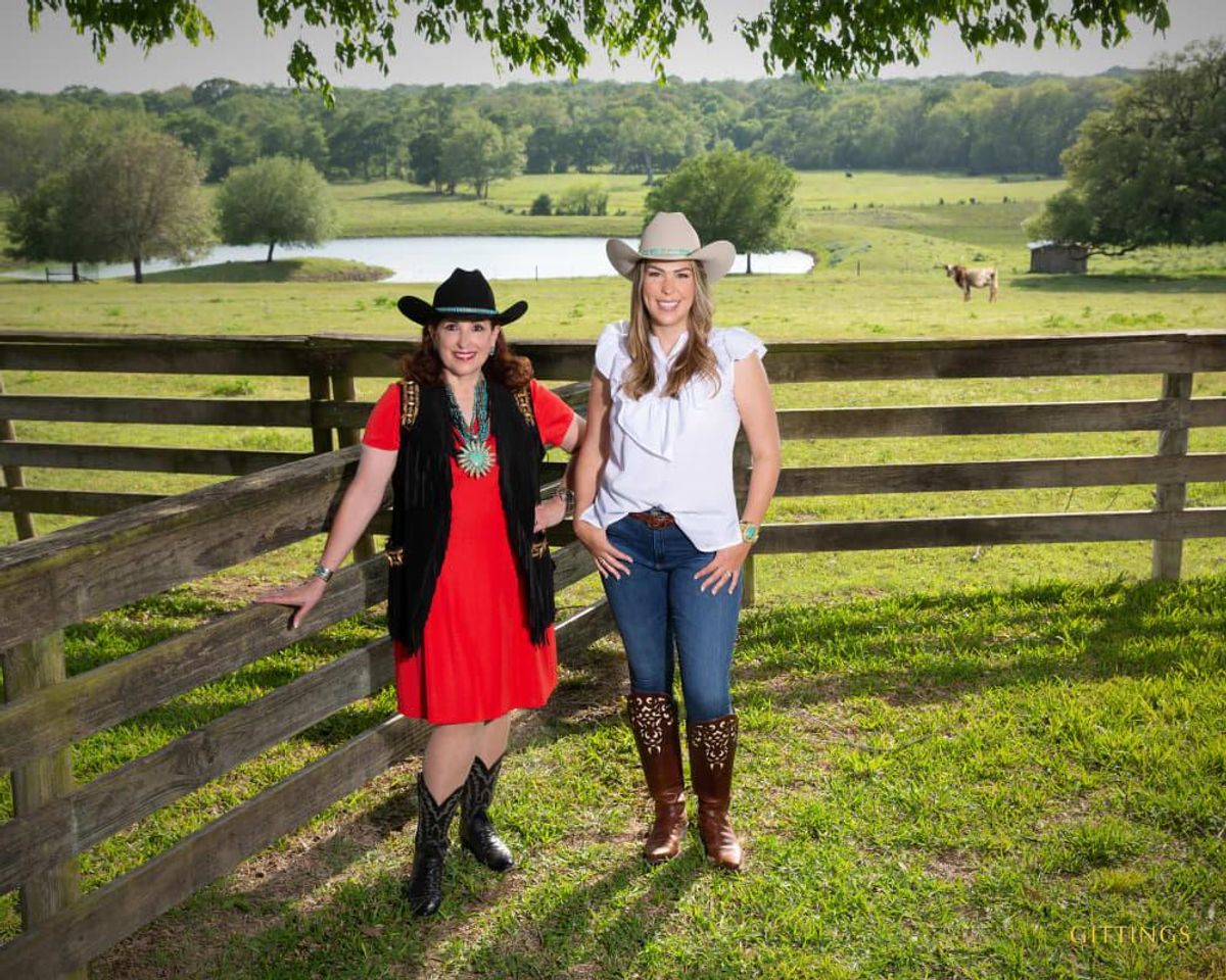 Ball chairs Sarah Parr and Disney Harris. - CultureMap Houston