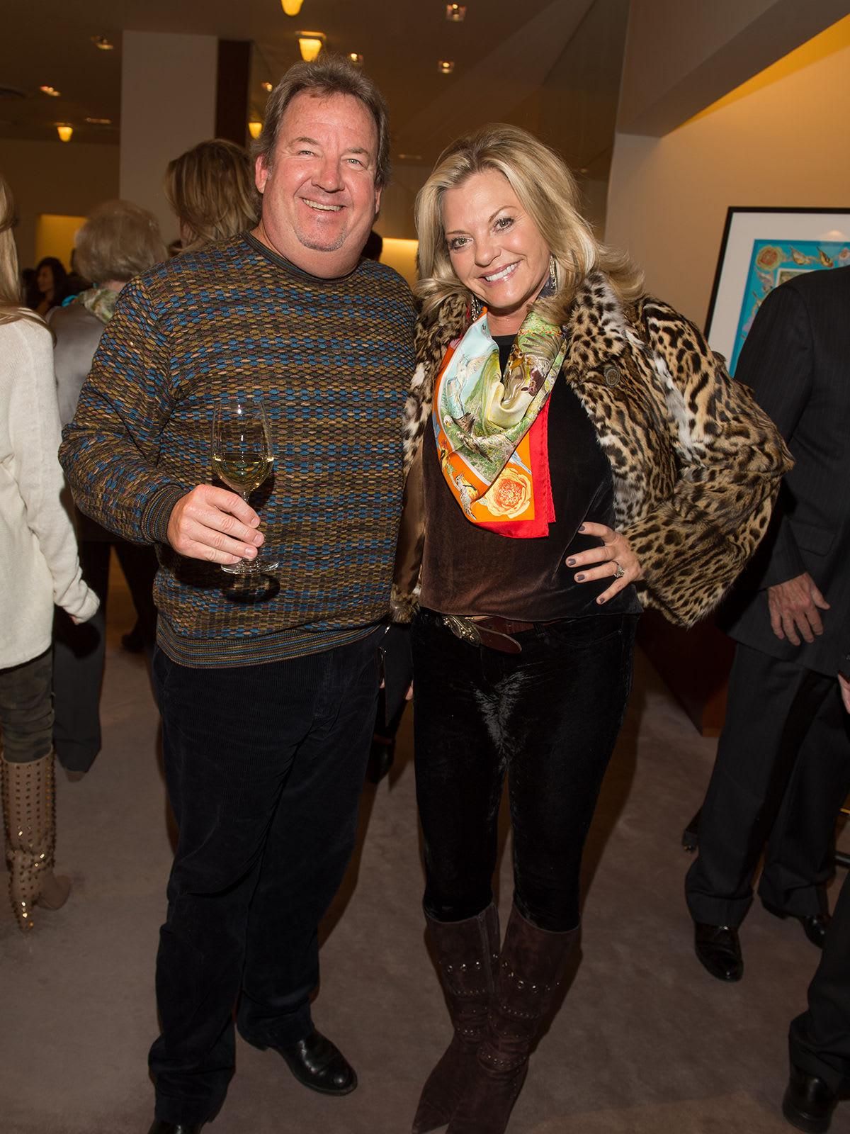 Scott and Dru Cone at Hermès. - CultureMap Houston