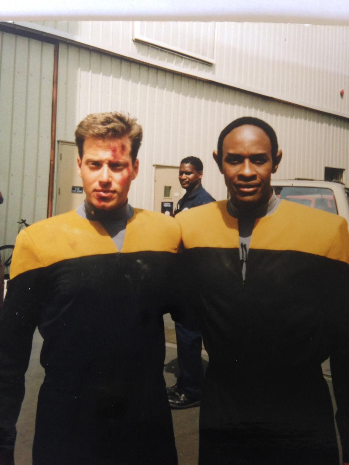 Shepard and a fellow Star Trek actor - CultureMap Houston