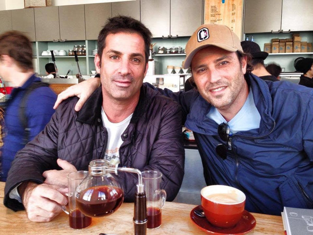 Siphon Coffee partners Michael Caplan and Edward Treistman researching ...