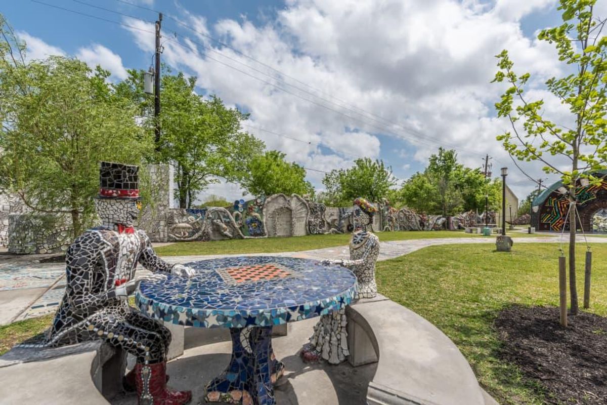 Smither Park is full of art installations. - CultureMap Houston
