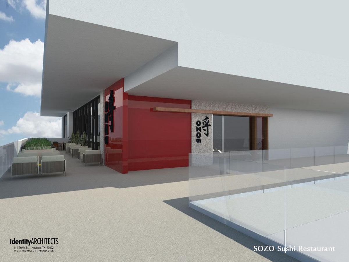 Sozo Sushi will be located above True Food Kitchen in BLVD Place II ...