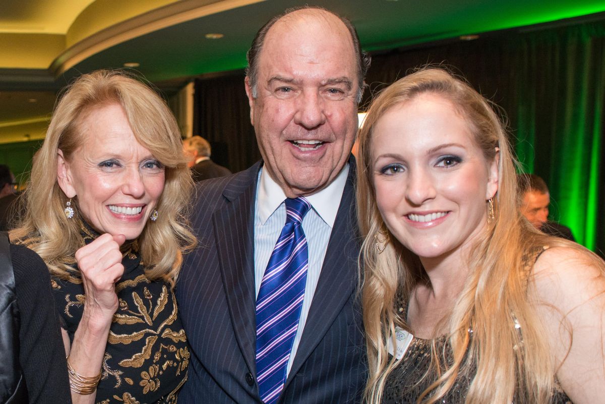 Susan Krohn, left, Chuck Jenness and Kelly Krohn. - CultureMap Houston