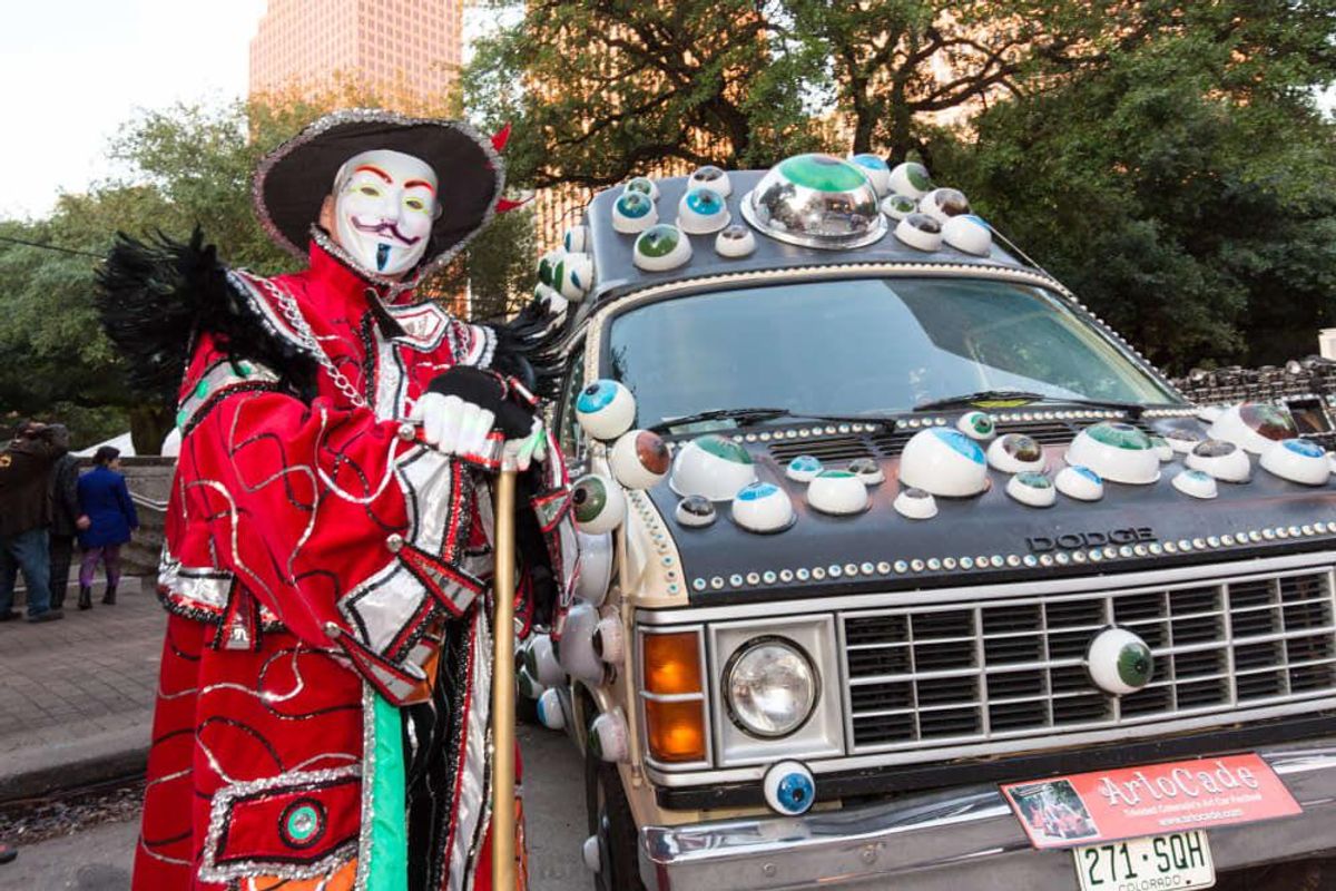 The Earl of ArtoCade, Pat Patrick, from Trinidad, Colorado, poses with ...