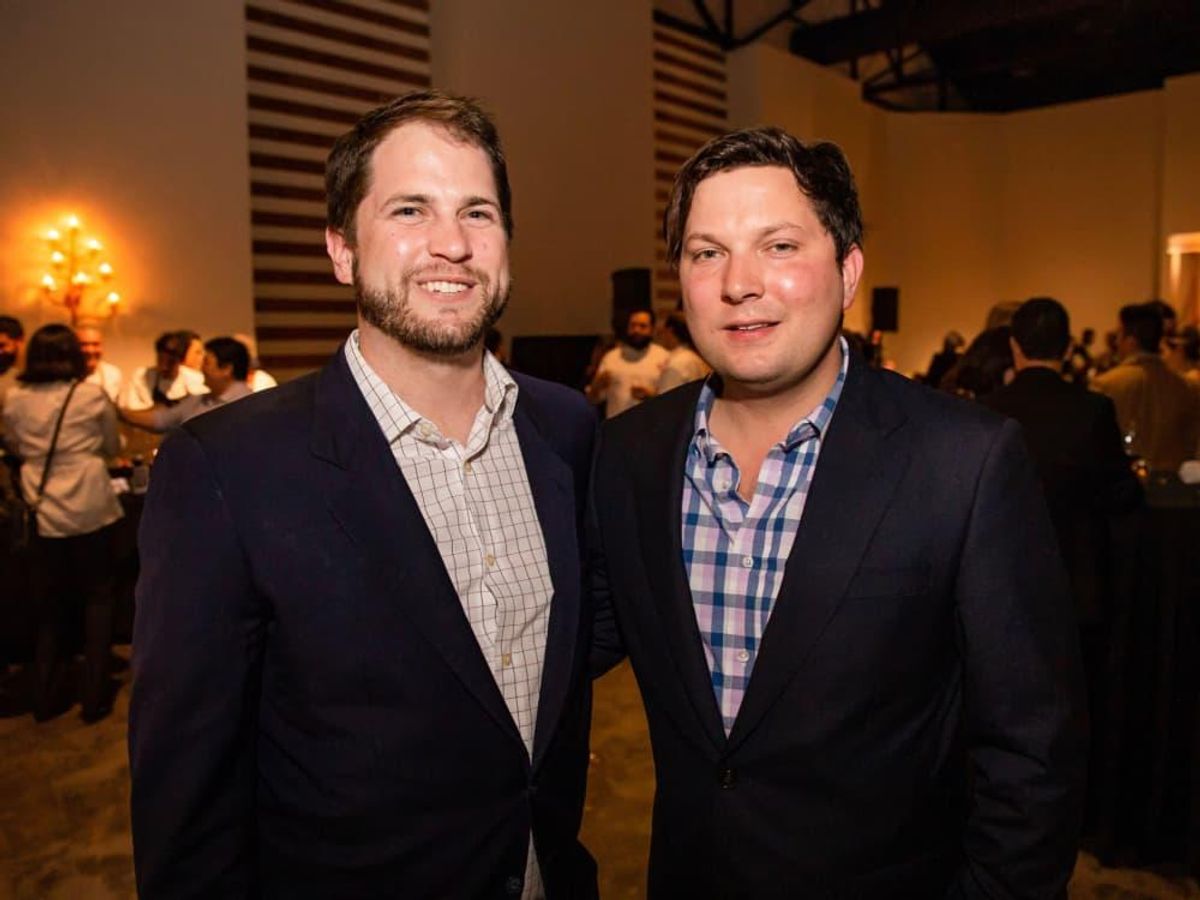 Nick Scurfield and Tyler Horne. - CultureMap Houston