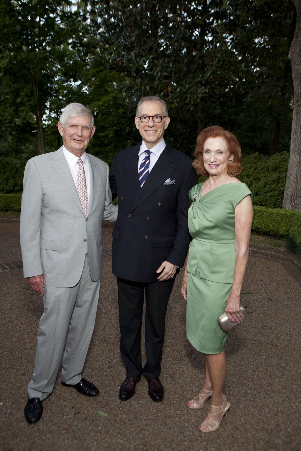 Tommy Reckling, from left, Gary Tinterow and Isla Reckling ...