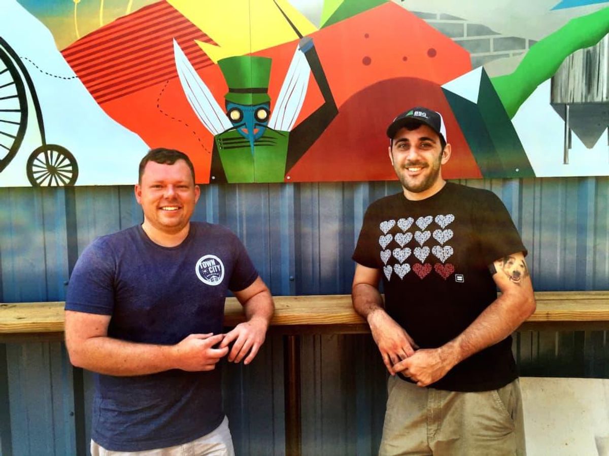 Justin Engle and Steven Macalello founded Town In City Brewing to give ...