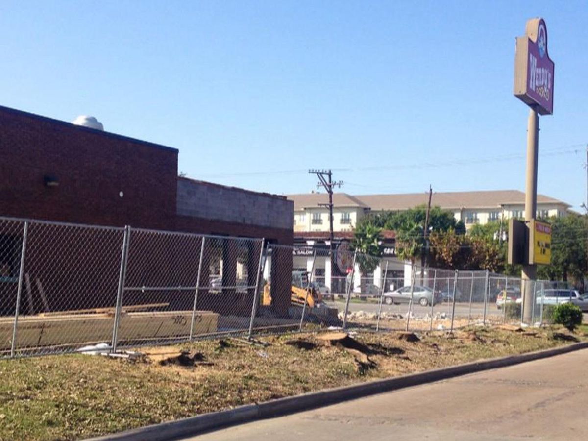What's left of the six live oak trees at Wendy's - with the franchisee ...