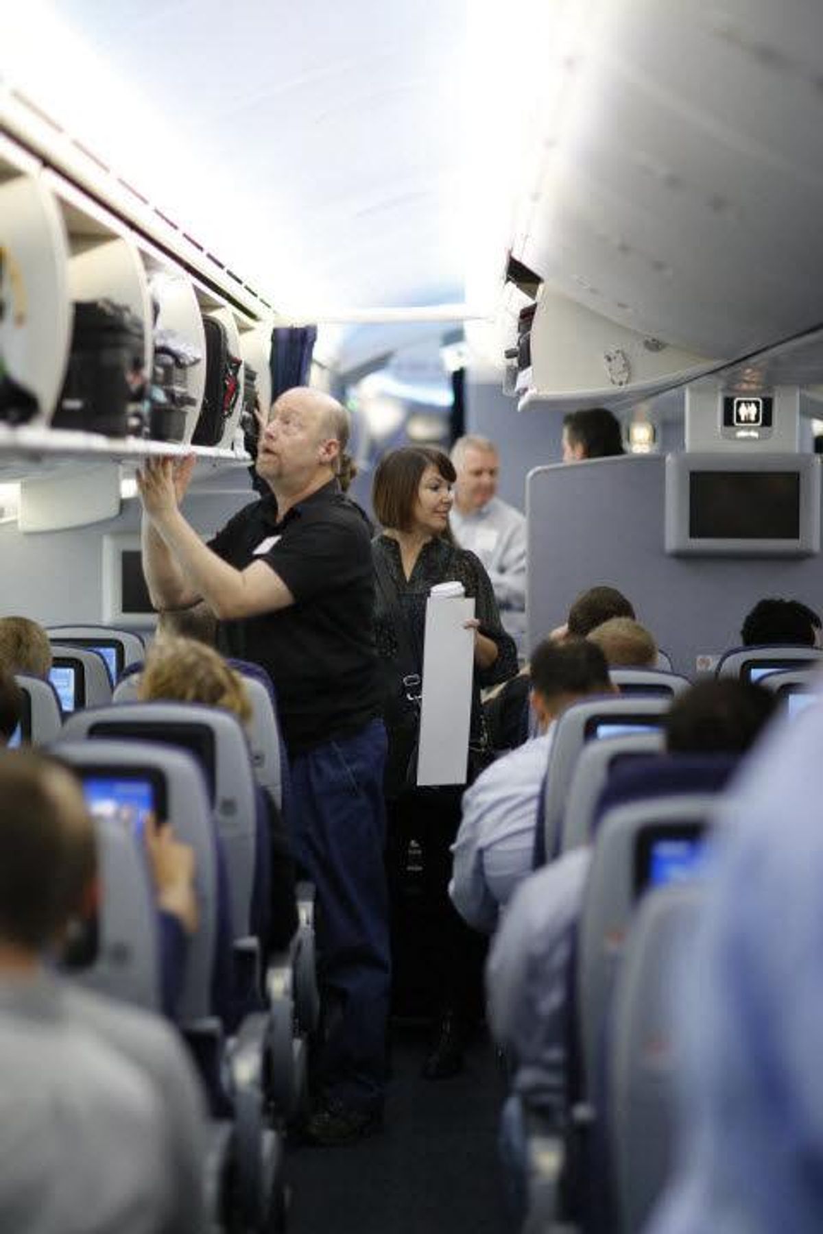 The Dreamliner has a lot more overhead bin space. - CultureMap Houston