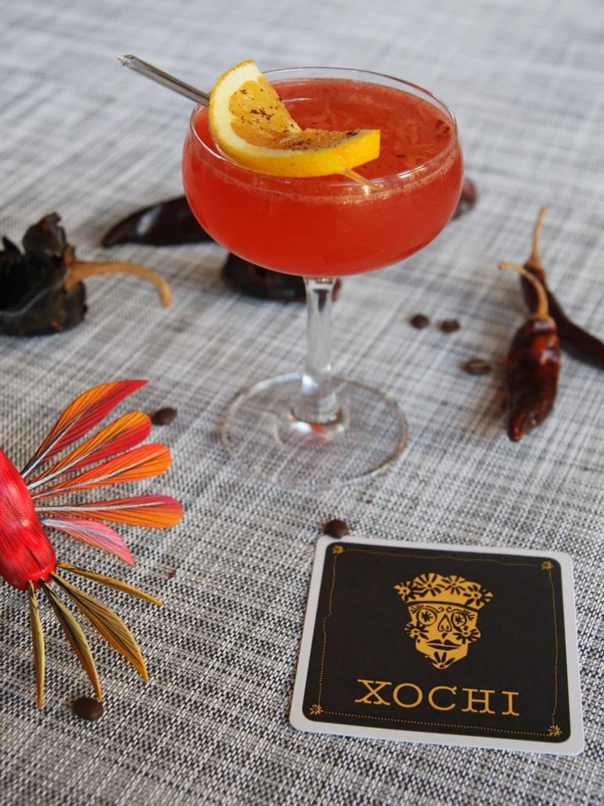 One of Xochi's cocktails. - CultureMap Houston