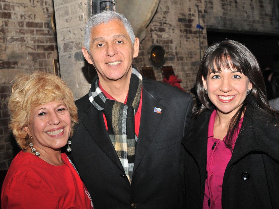 Lisa Uresti, left, and Otilia Gonzales at the Mayor's Hispanic Advisory ...