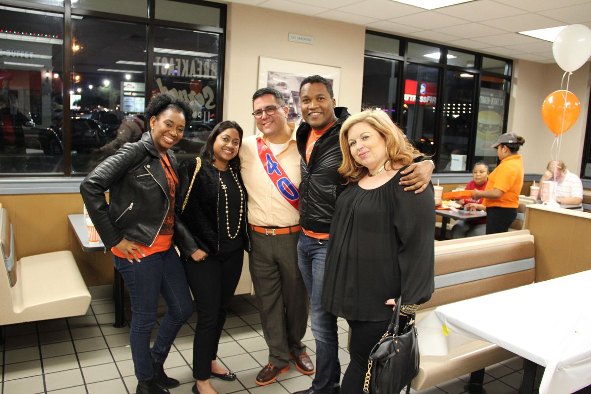 Yvette Thomas, from left, Veena Chandraker, Roland Maldonado ...