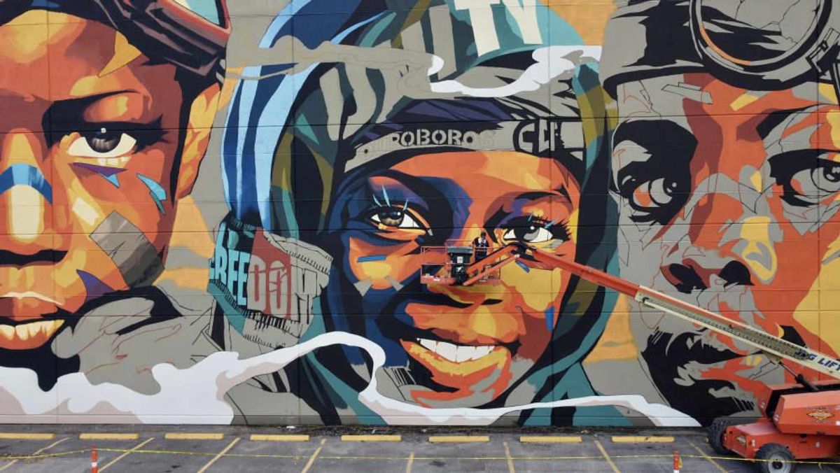 Dragon76 will complete the Zero Hunger, Houston mural in mid-March ...